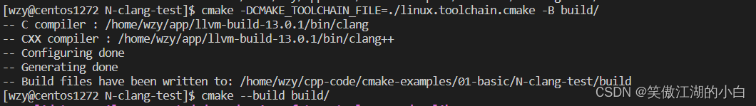 clang+cmake设置编译工具链_cmake clang-CSDN博客