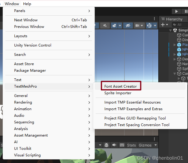 Unity TMP(TextMeshPro)使用中文字体_unity tmp字体-CSDN博客