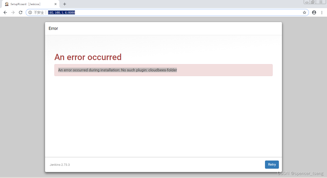 An error occurred during installation: No such plugin: cloudbees-folder-CSDN博客