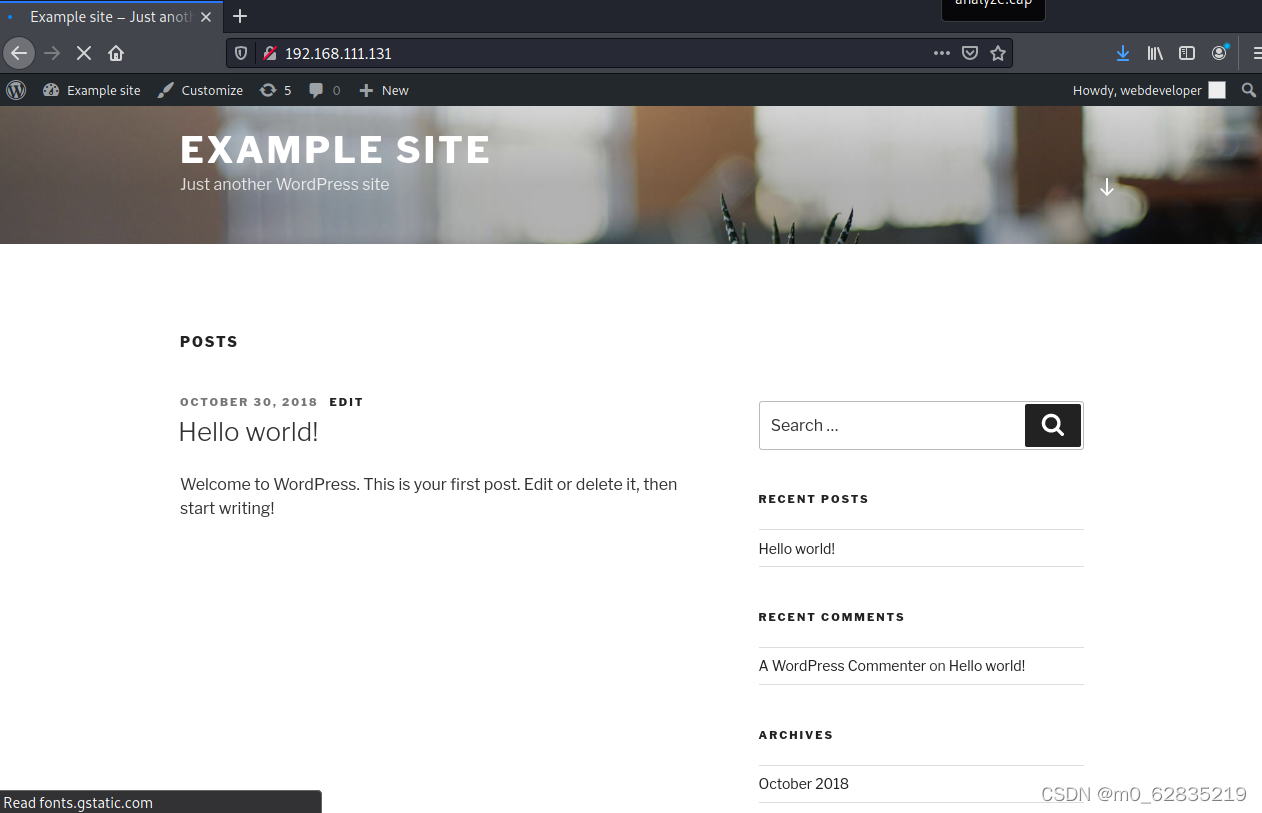 CTF实战：渗透WebDeveloper靶机获取flag-CSDN博客
