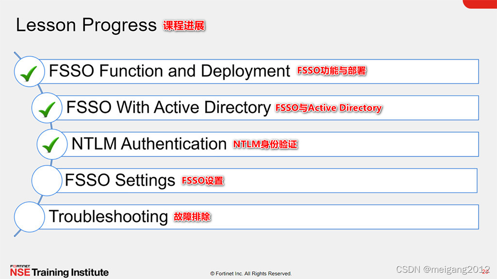 教程篇(7.0) 06. FortiGate基础架构 & 单点登录(FSSO) Fortinet 网络安全专家 NSE 4-CSDN博客