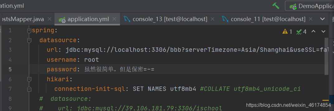 SpringBoot+mysql存储emoji表情，两步解决！2020.3最新_connection-init-sql: set names ...