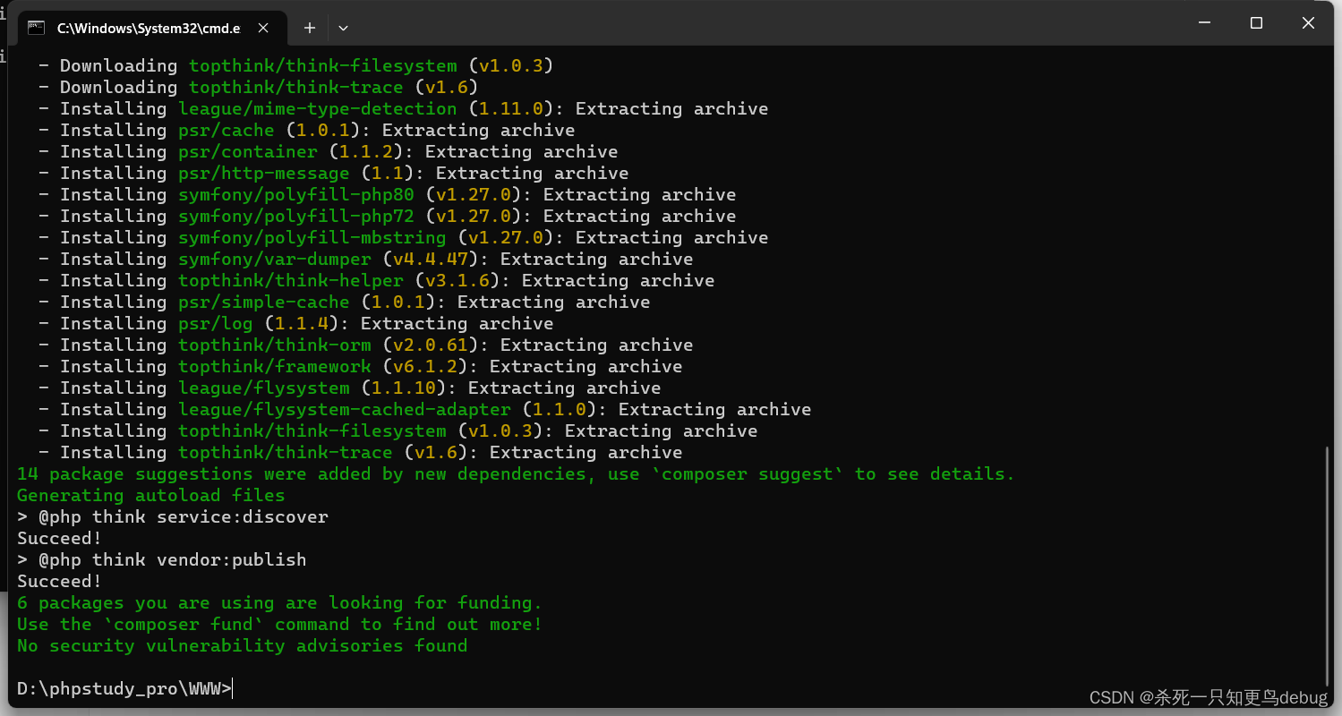 thinkPhP6.0安装教程图解--PHP框架安装-CSDN博客
