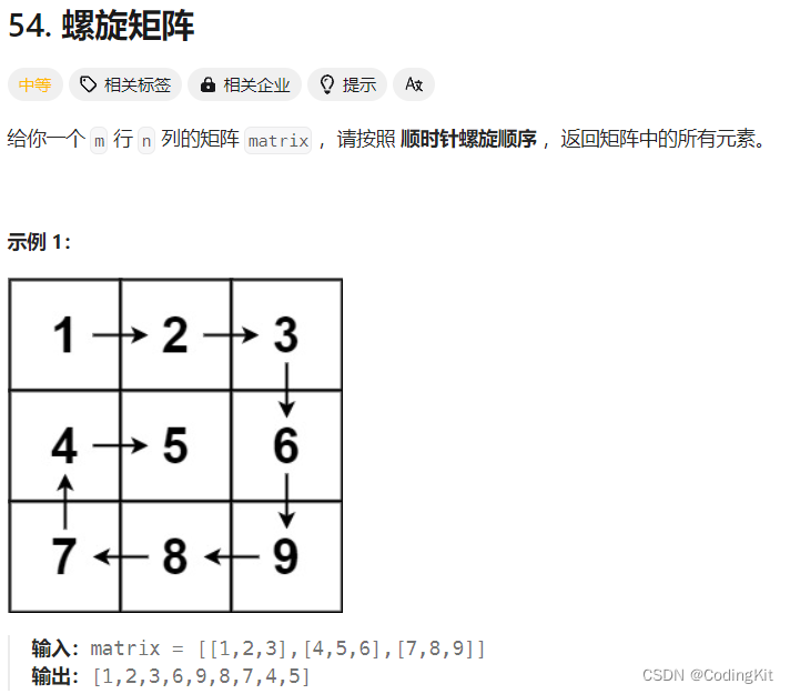 Leetcode 矩阵问题leetcode矩阵问题 Csdn博客