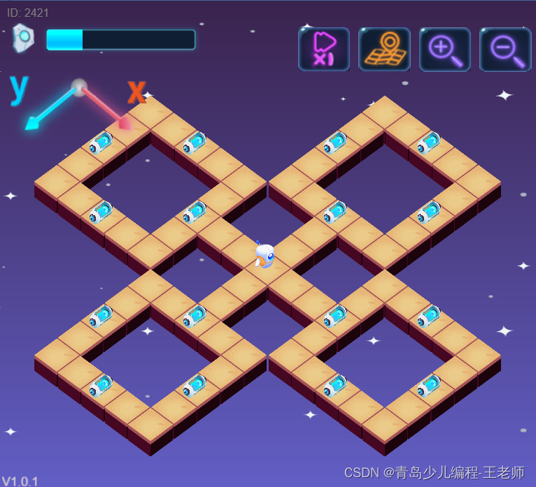 ICode国际青少年编程竞赛- Python-4级训练场-嵌套for循环入门_icode4级训练场嵌套for循环入门解法大全-CSDN博客