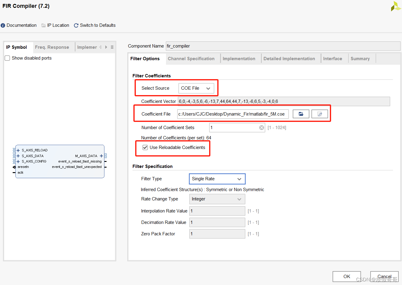基于FPGA的滤波系数重载的数字滤波器_eetop fir系数重载-CSDN博客