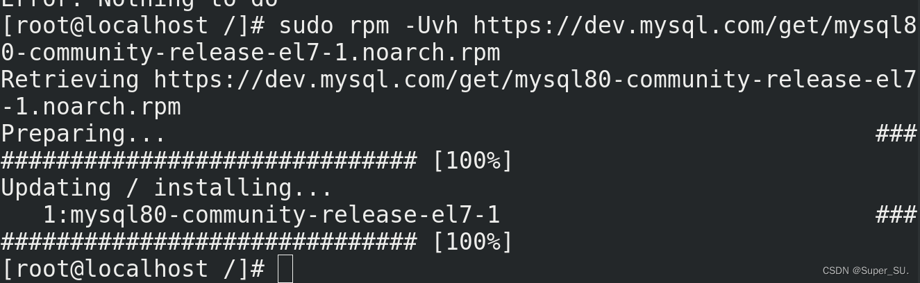 CentOS7安装MySQL8报错_failing package is: mysql80-community-release-el7--CSDN博客