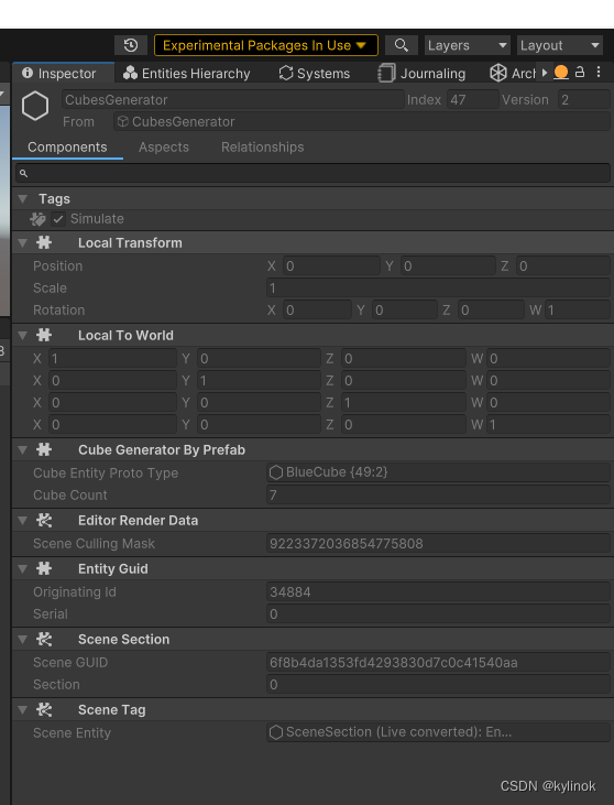 【unitydots 六】预制实例化成entity Csdn博客 
