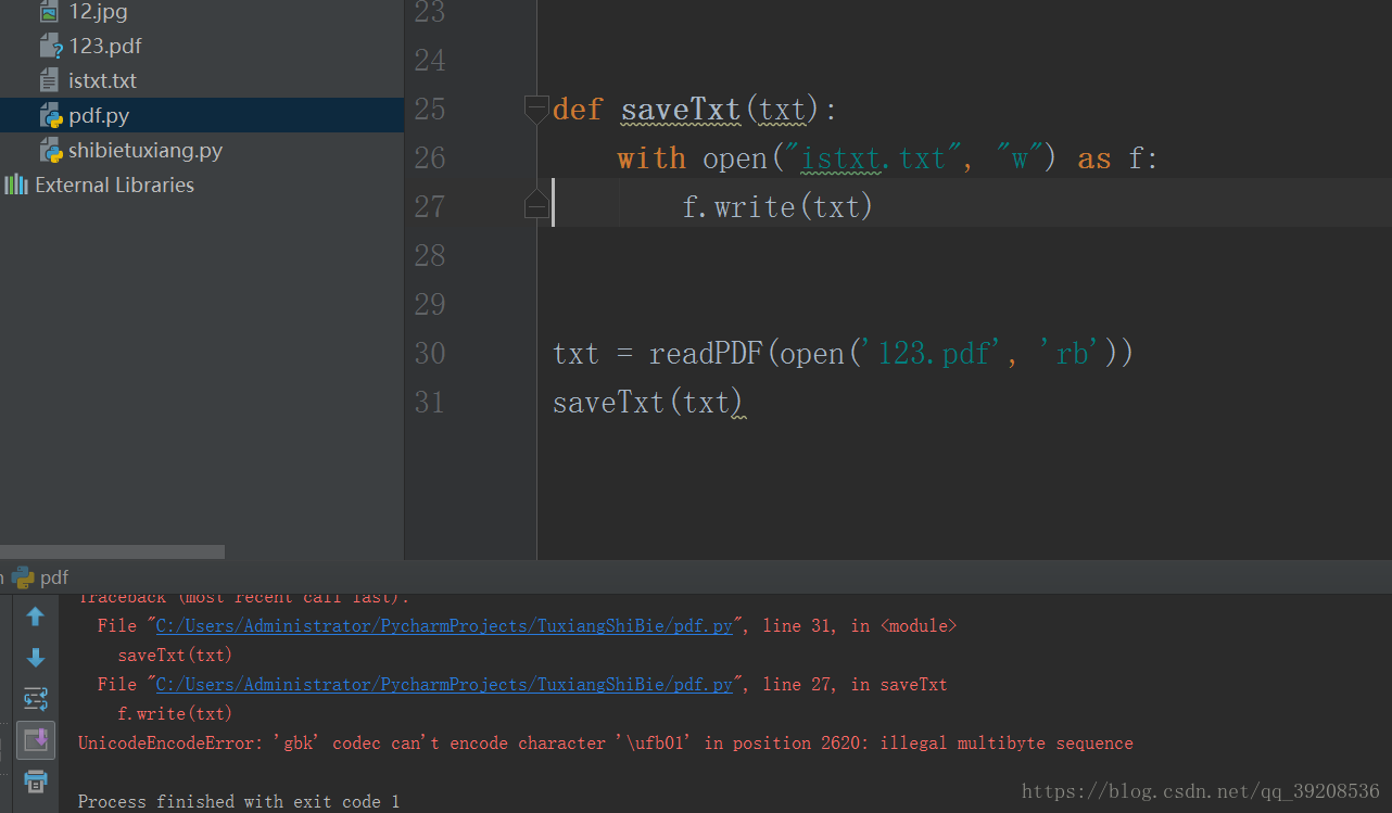 UnicodeEncodeError: 'gbk' codec can't encode character '\ufb01' in ...