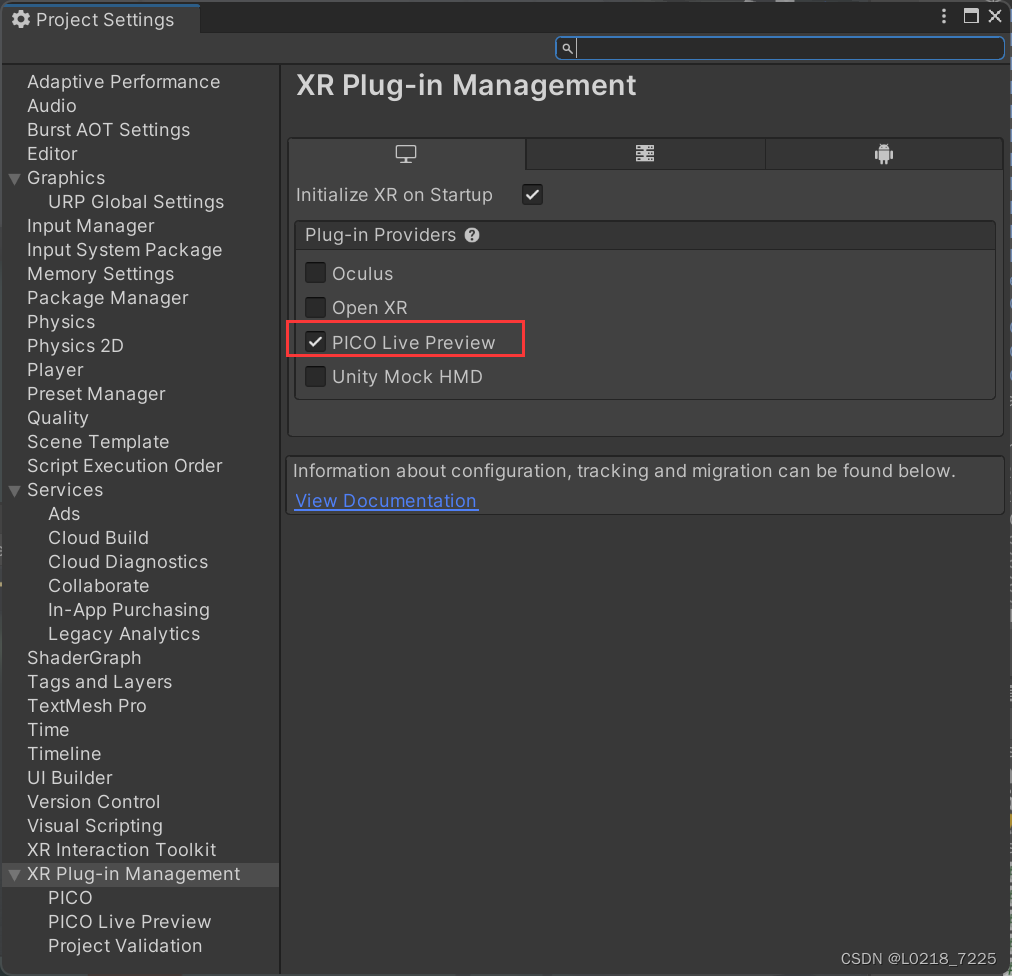 Unity+Pico：配置开发环境 搭建基础框架_pico developer center连不上-CSDN博客
