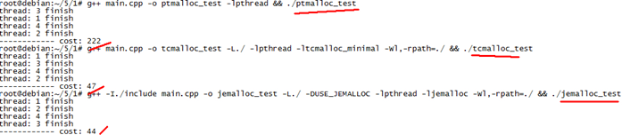 ptmalloc VS tcmalloc VS jemalloc 原理及对比测试_tcmalloc jemalloc对比-CSDN博客