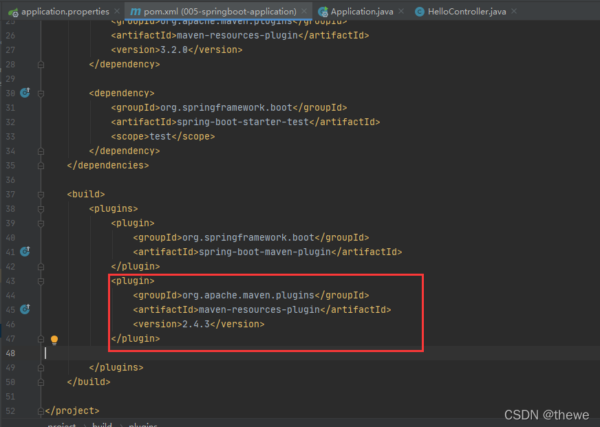 springboot：Failed to execute goal org.apache.maven.plugins:maven-resources-plugin:3.2.0 ...