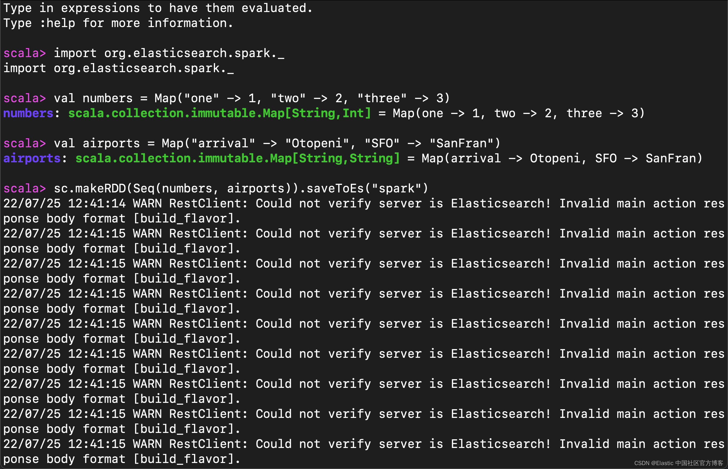 Elasticsearch：Apache spark 大数据集成_elasticsearch-spark-CSDN博客
