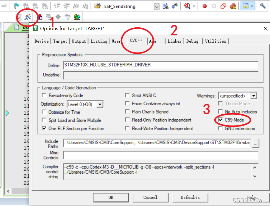 keil编译出现：error: declaration may not appear after executable statement in block-CSDN博客
