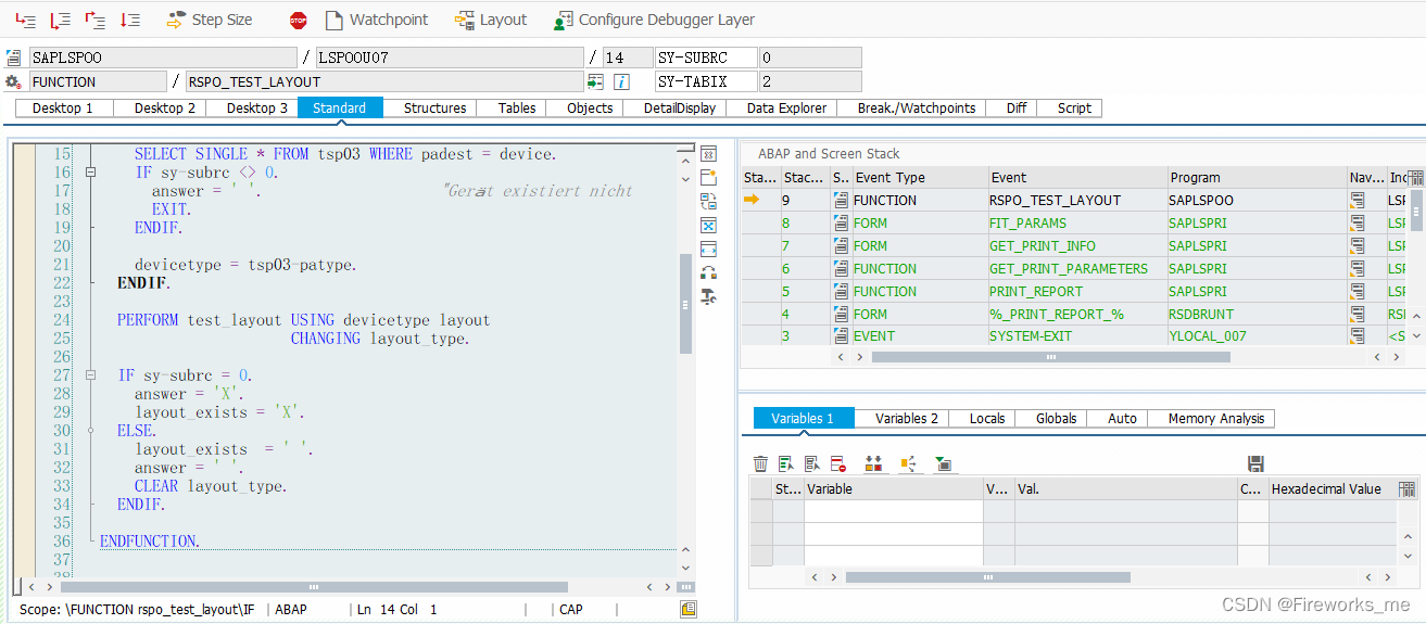 ABAP Debug 调试功能-CSDN博客