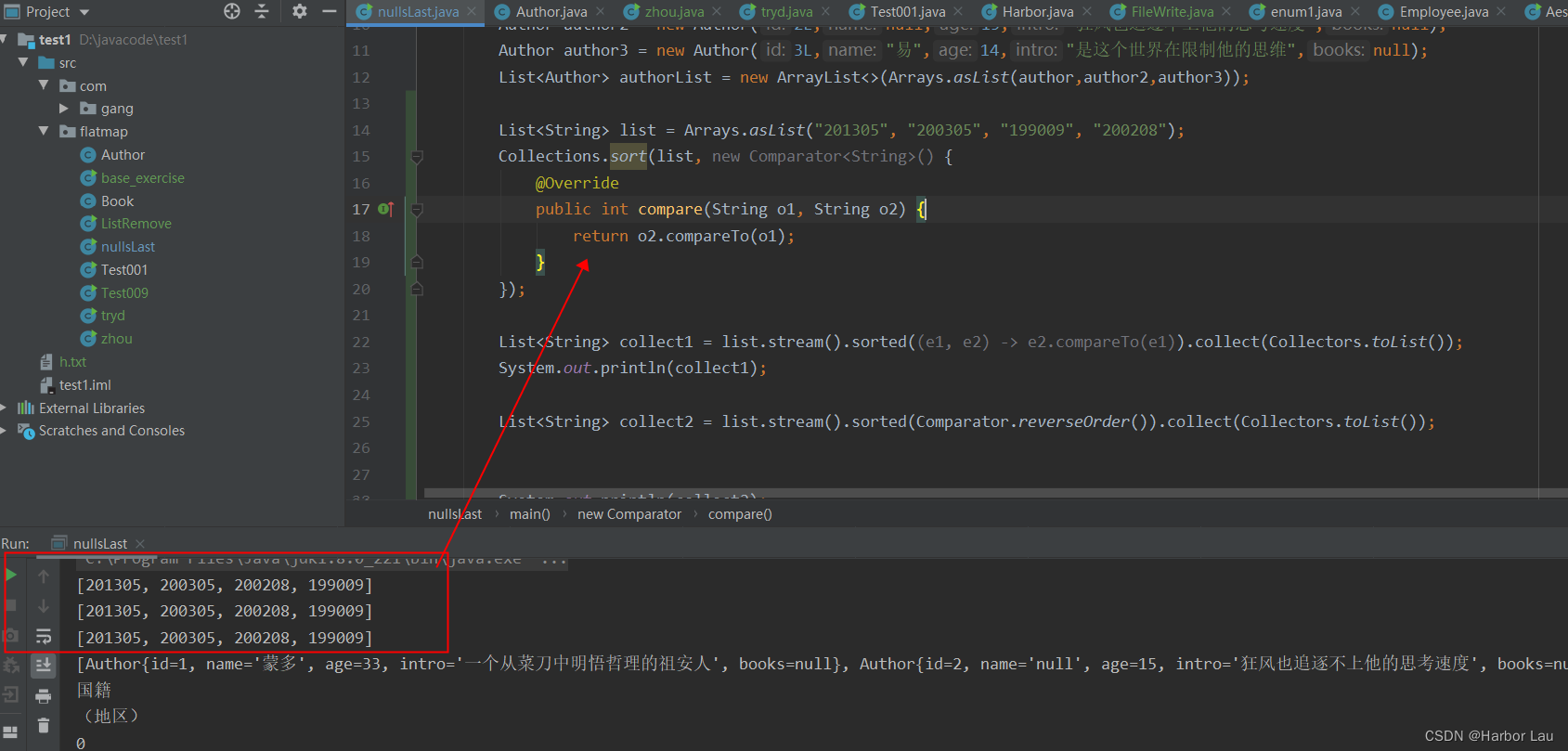 java中排序_sorted compare-CSDN博客