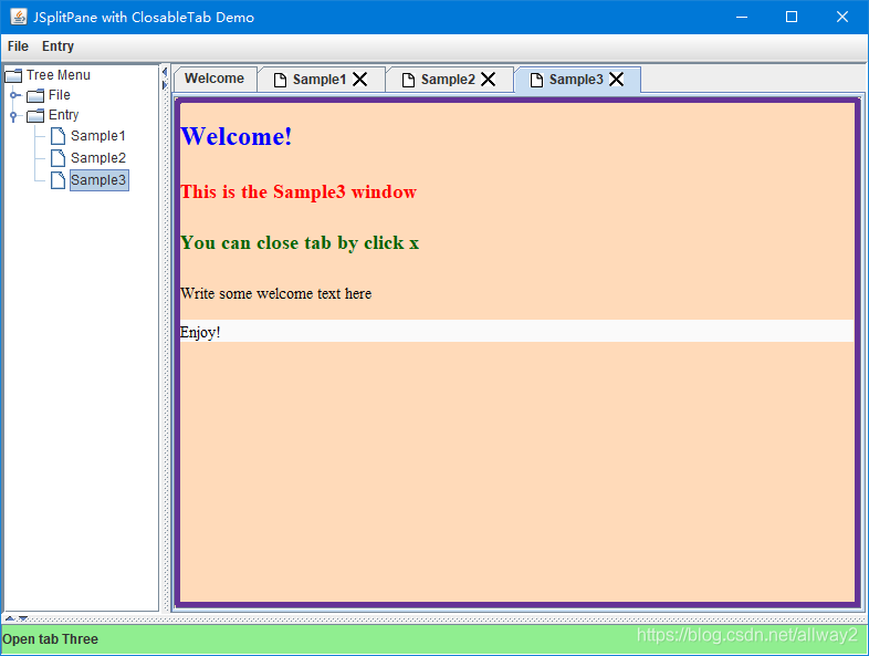 Java JSplitPane ClosableTab_closabletabbedpane-CSDN博客