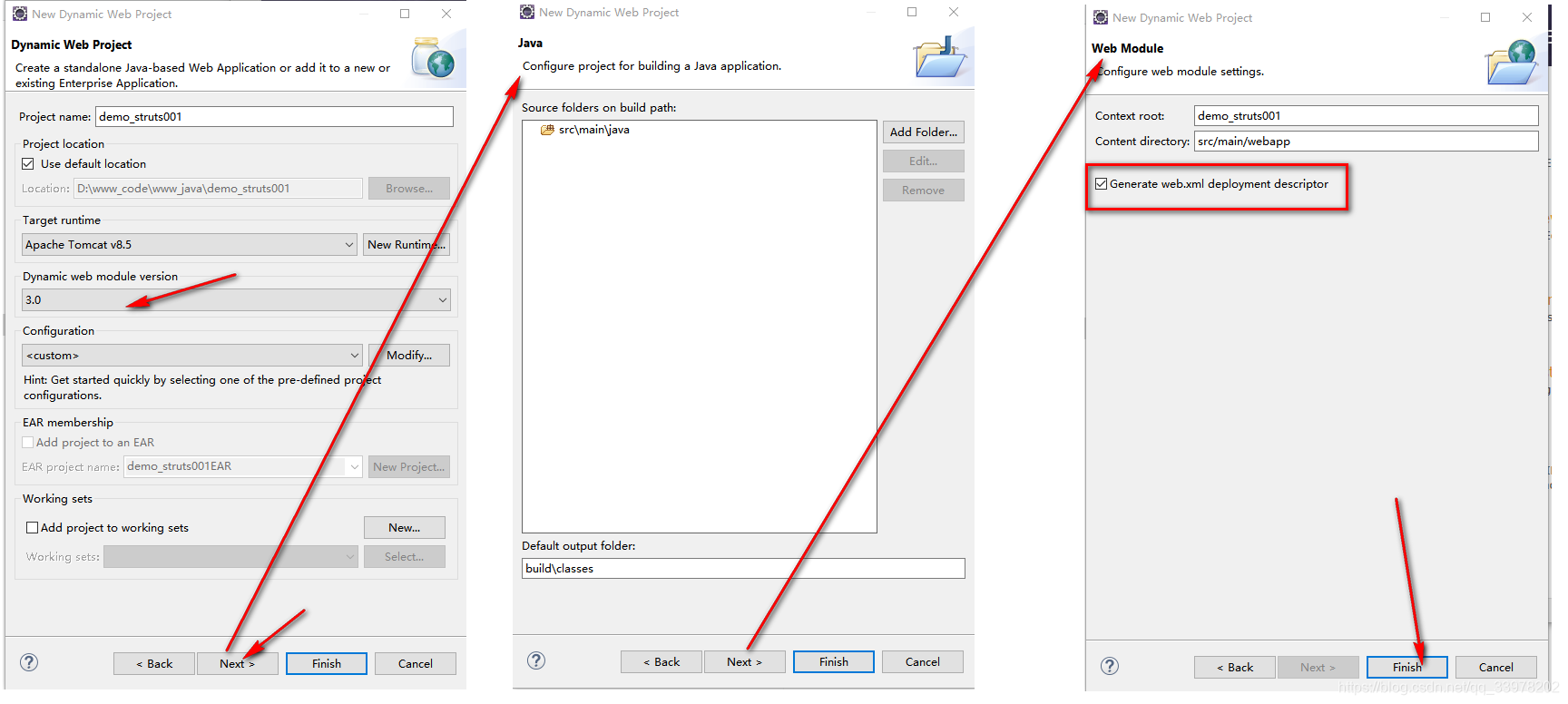 Eclipse创建struts项目并打印Hello world-CSDN博客