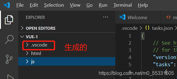 VScode 创建原生web工程 html+js_vscode编辑html+js-CSDN博客