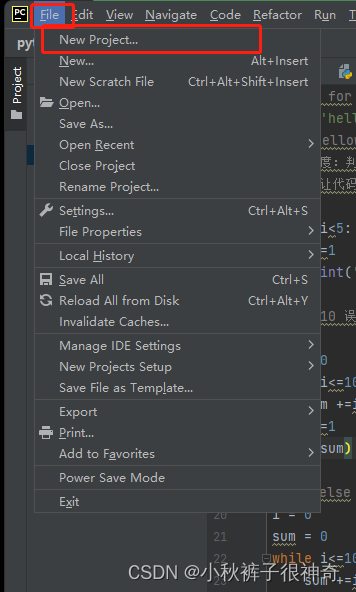 第二章 Pycharm的项目创建_pycharm如何写java代码-CSDN博客