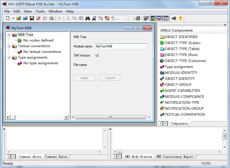 【snmp】使用MIB Builder生成MIB文件_snmpv2-smi-CSDN博客