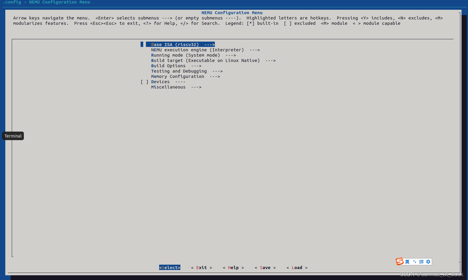 南大计算机系统实验PA0 Compiling and Running NEMU报错解决方法_warning: .config does not exists!-CSDN博客