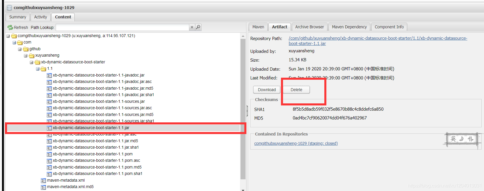 记一次上传jar包到中央仓库遇到的问题,中央仓库缺少jar包,但是有source.jar 和 javadoc (原因在第3步,解决在第4步)_staging repositories 中没有 ...