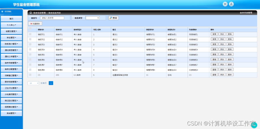 【附源码】学生宿舍管理系统源码数据库论文ppt,java开发ssm框架,可做计算机毕业设计或课程设计 Csdn博客