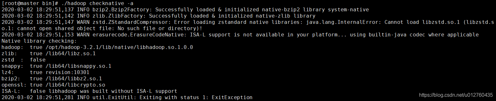 HBase Unable to load native-hadoop library for your platform警告解决方案-CSDN博客