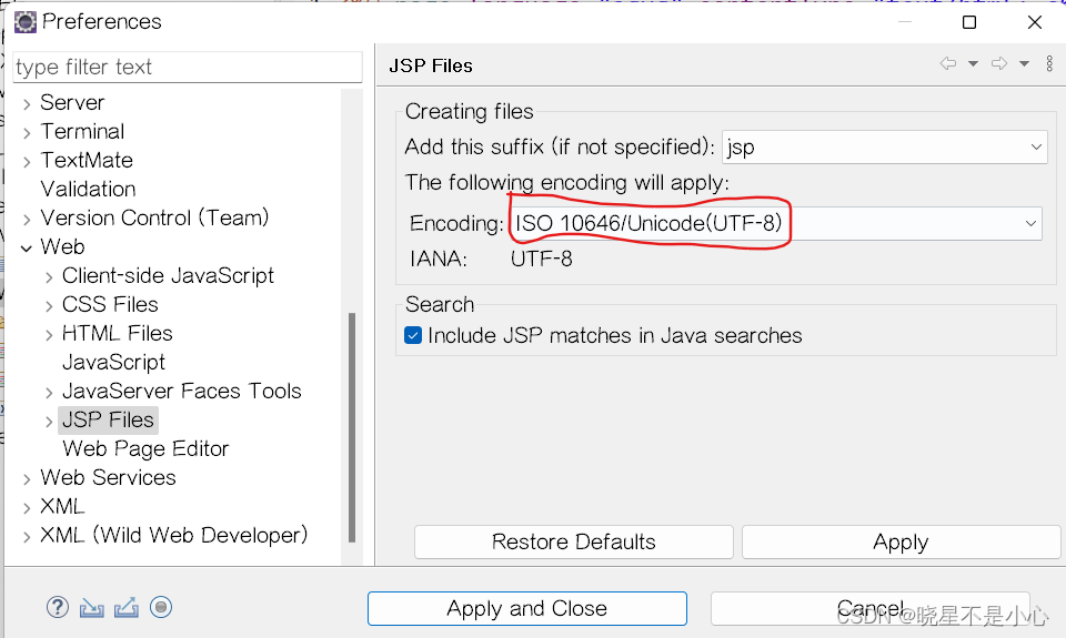 eclipse新建jsp，修改默认语言utf-8_jsp怎么改成utf-8-CSDN博客