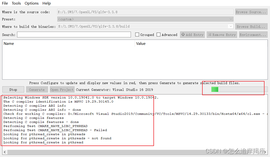 1、VS2019配置glfw和glad_vs加入glfw、glad的头文件-CSDN博客