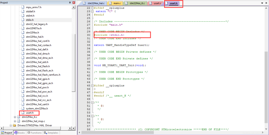 【STM32-HAL库】串口配置、printf函数重定向_stm32 fgetc-CSDN博客