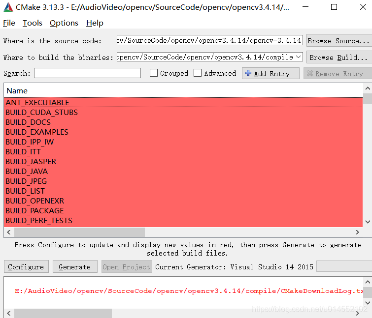 windows下编译opencv3.4.14 + opencv_contrib_opencv3.4.14 32-CSDN博客
