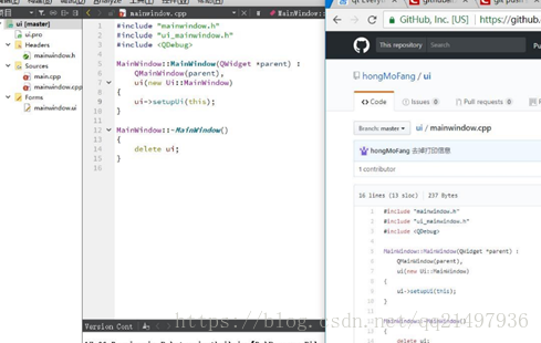 Qt实用技巧：QtCreator使用git(gitHub)管理项目代码笔记_qt github-CSDN博客