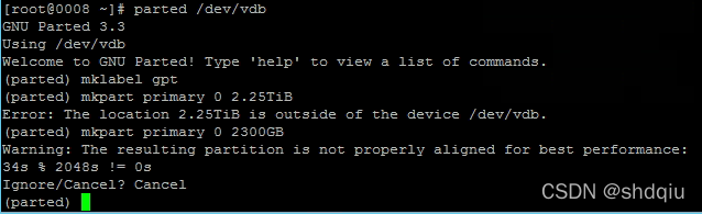 麒麟 Linux 挂载大于2T的硬盘_麒麟系统读硬盘大小-CSDN博客