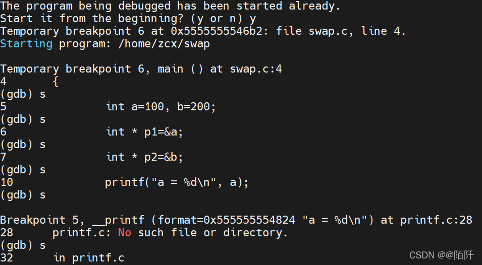 Gdb调试产生printfc No Such File Or Directory的问题gdb No Such File Or Directory Csdn博客