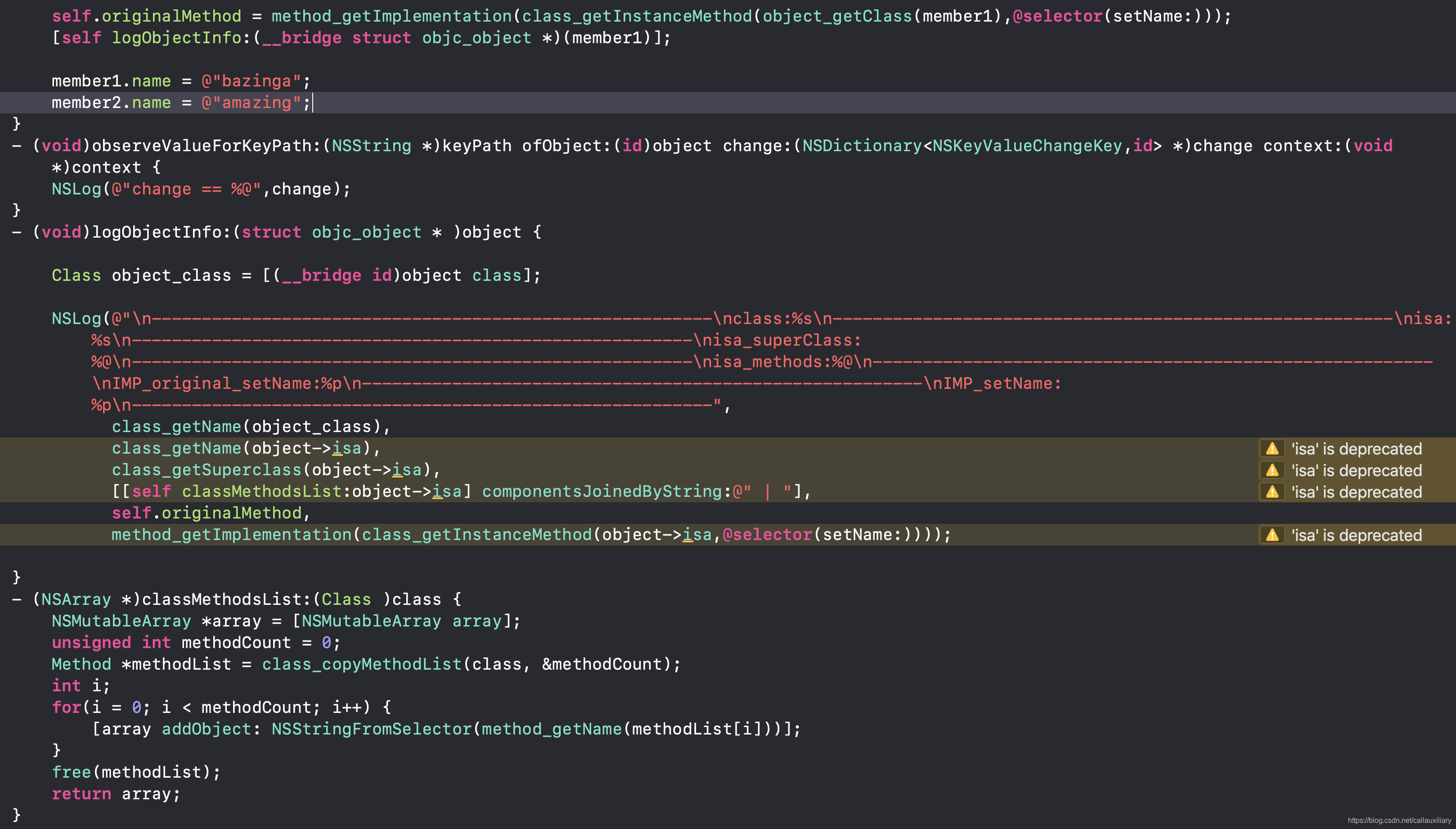iOS 深入理解KVO底层实现原理_ios kvo为什么要生成一个中间类-CSDN博客