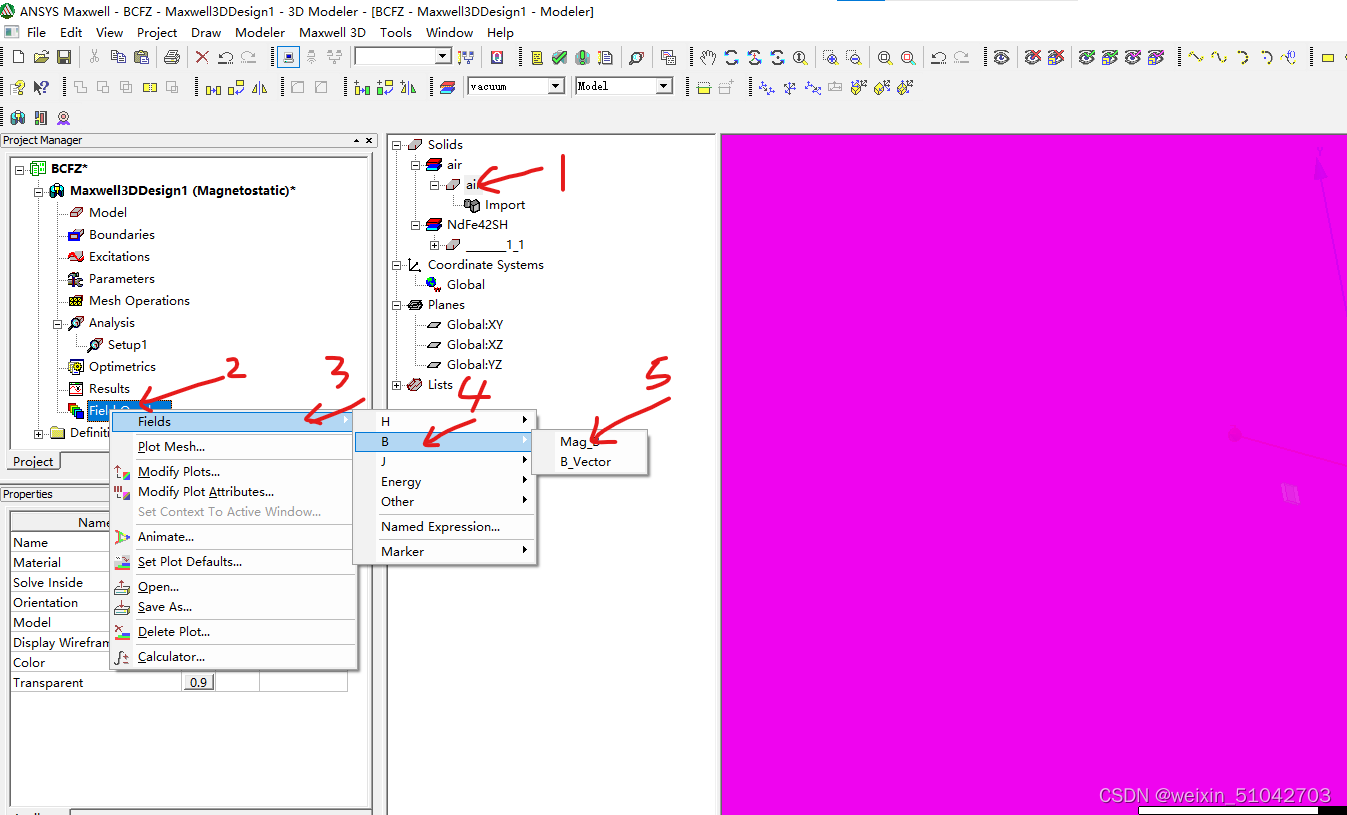 Ansoft Maxwell 永磁体表面磁场和空间磁场仿真_maxwell永磁体磁场仿真-CSDN博客