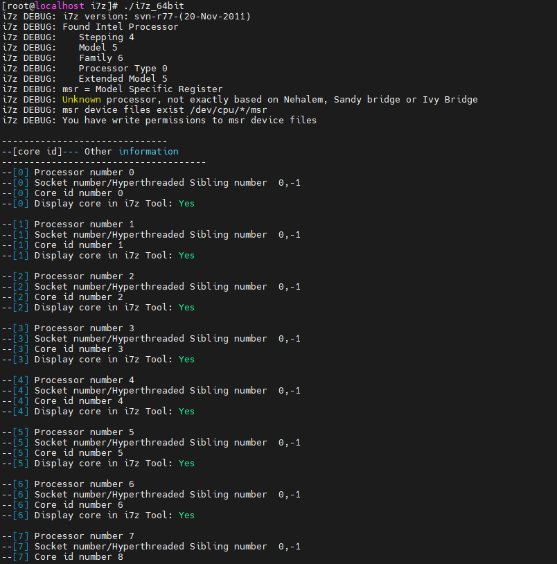 i7z – 用来查看CPU状况-CSDN博客