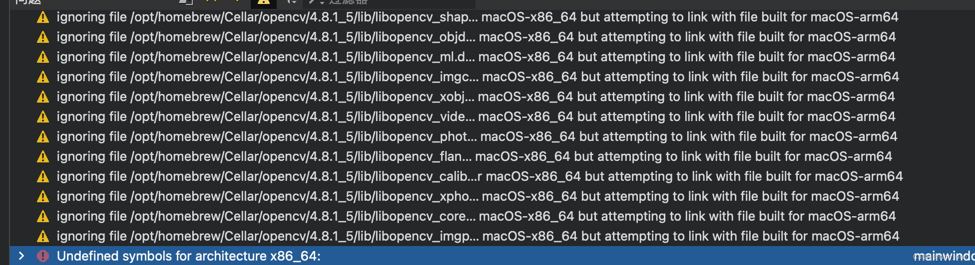 在MacOS上Qt配置OpenCV并进行测试_mac qt opencv-CSDN博客