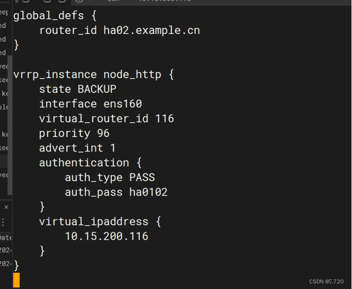 Rocky Linux（服务配置）haproxy+keepalived_rocky linux keepavlied-CSDN博客