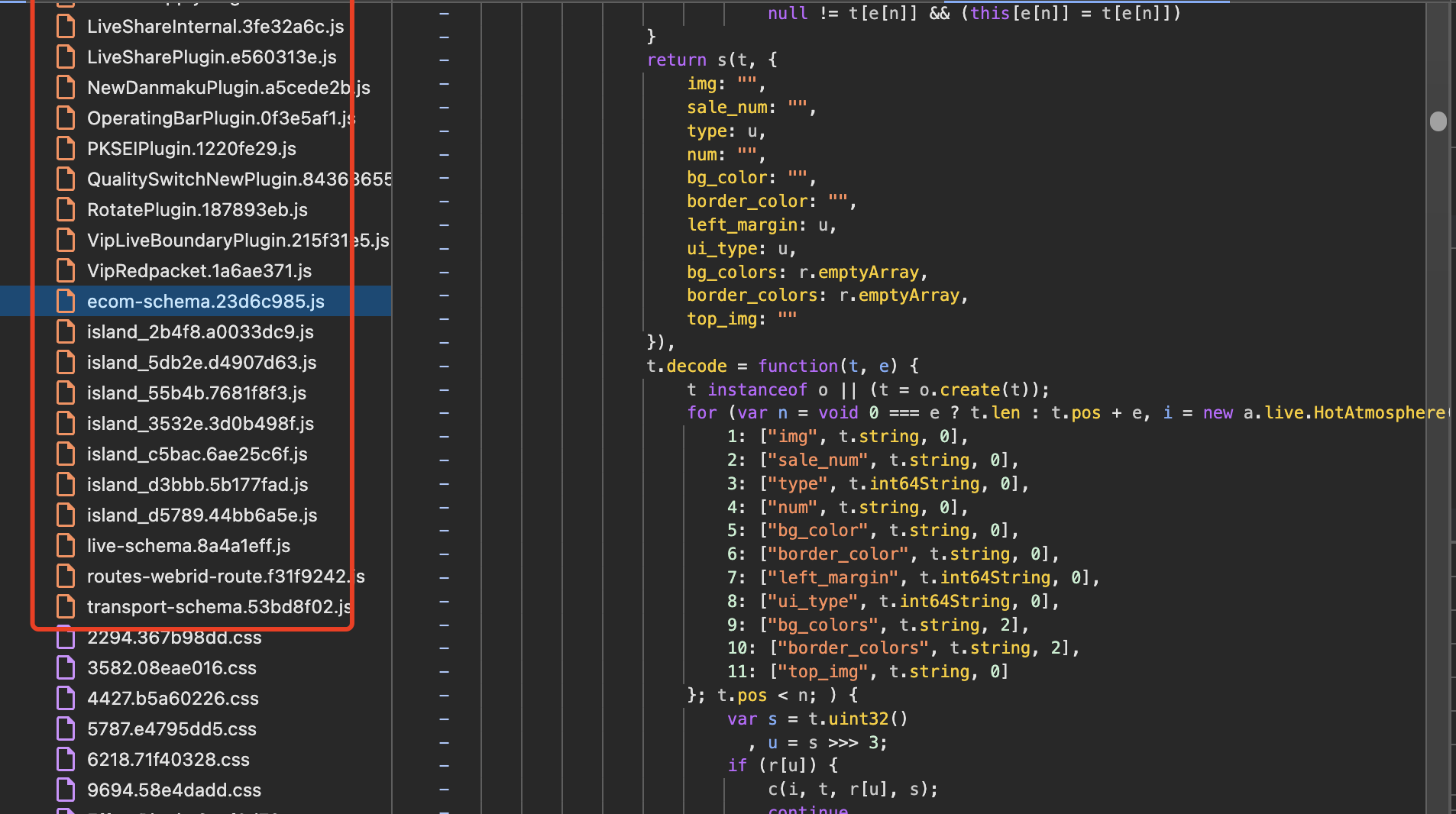 直播的js代码debug解析找到protobuf消息的定义_webcastranklisthourentrancemessage-CSDN博客