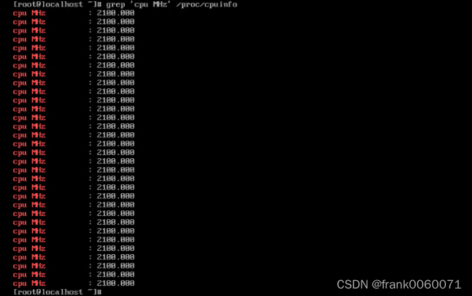 CentOS7.5-CentOS7.6 设置CPU主频_cpupower idle-set -d 0-CSDN博客