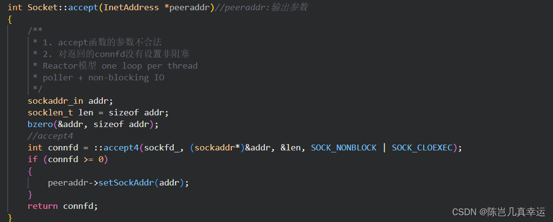 muduo 21 Socket封装fd_muduo增加socketfd-CSDN博客