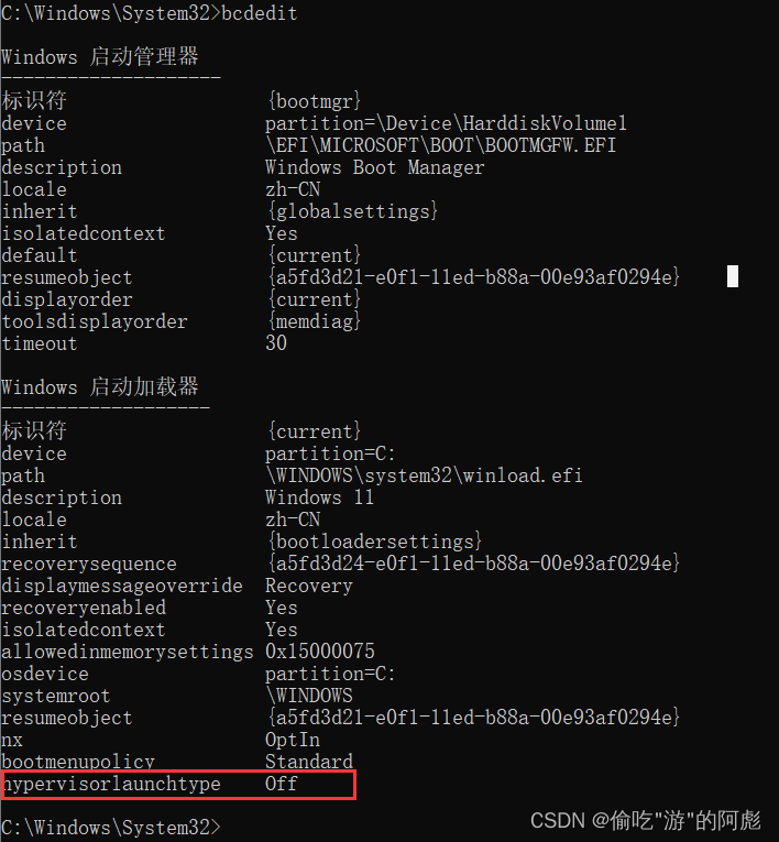 ensp启动错误_bcdedit hypervisorlaunchtype 尝试引用指定项时出错-CSDN博客