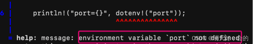 Rust-使用dotenvy加载和使用环境变量_rust dotenv-CSDN博客