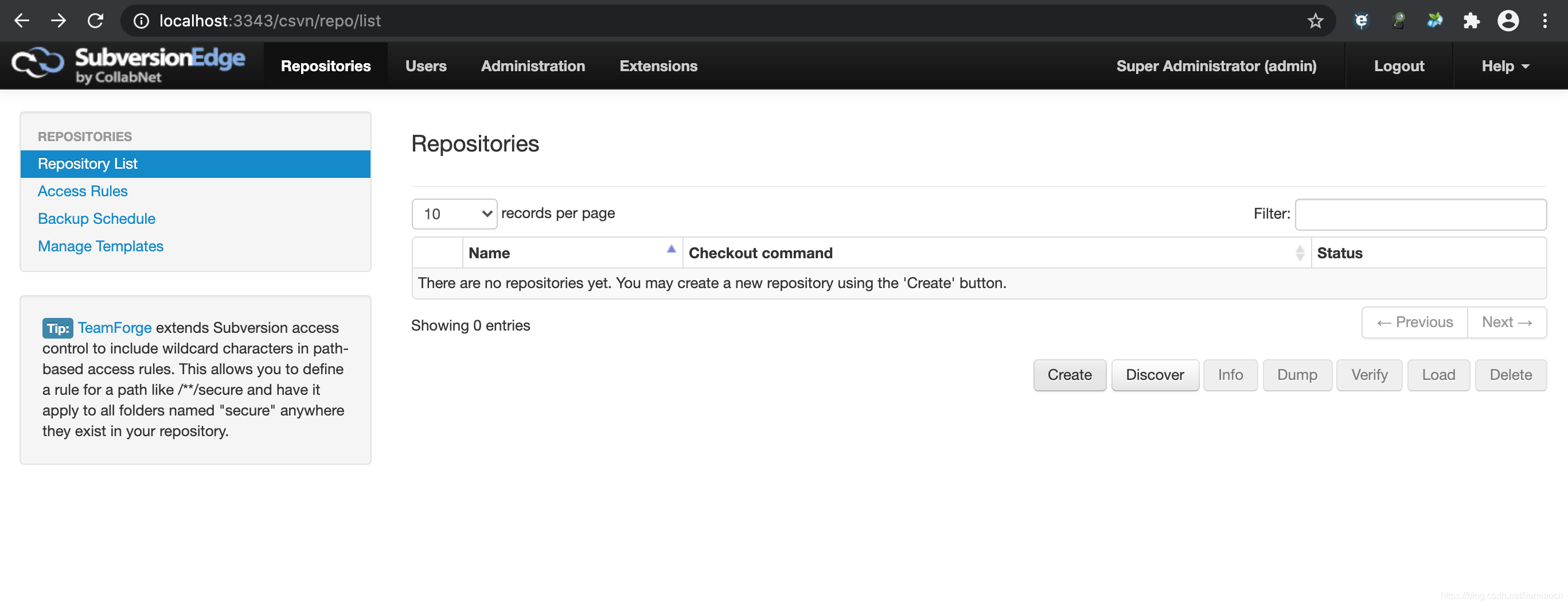 版本管理：Subversion Edge：仓库创建与使用-CSDN博客