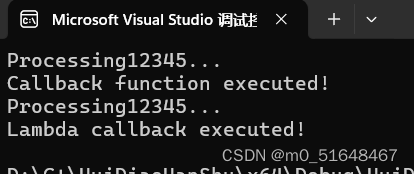 C++回调函数_std::function callback-CSDN博客