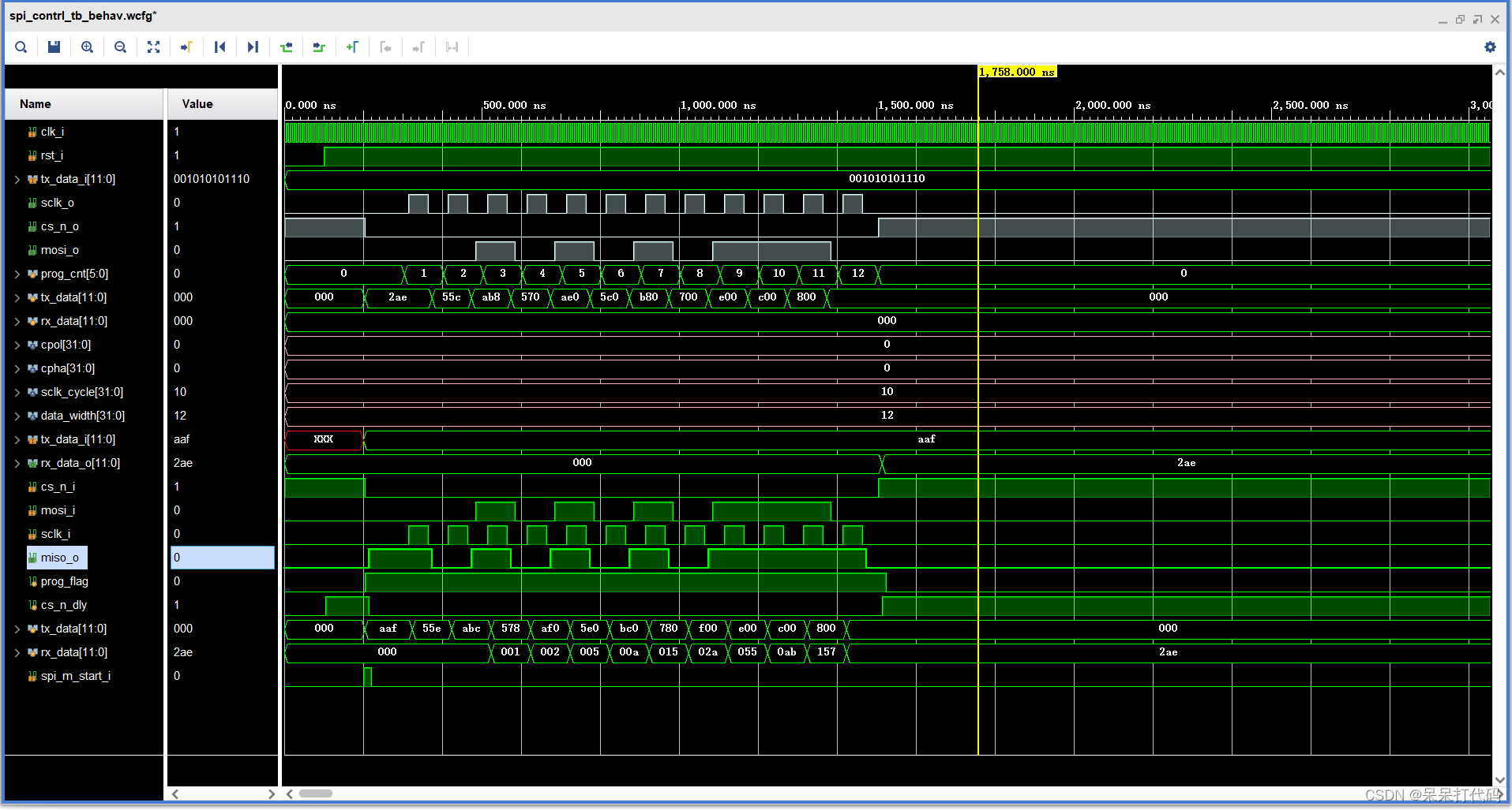 基础SPI协议的FPGA实现（兼顾SPI4种模式）—Verilog_fpga vierlog实现spi回环-CSDN博客